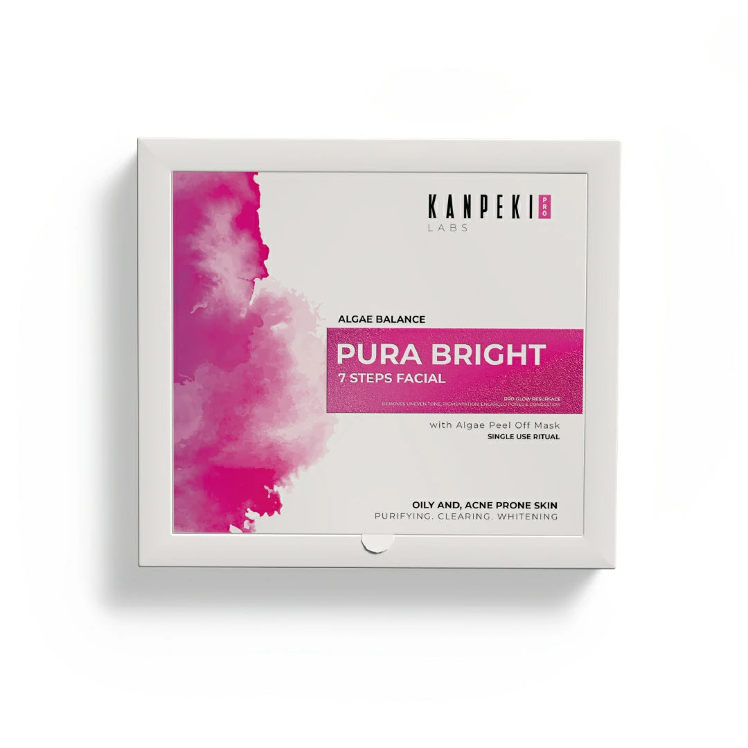 Pura Bright 7 Steps Facial Kit For Purifying, Clearing, Whitening with ...